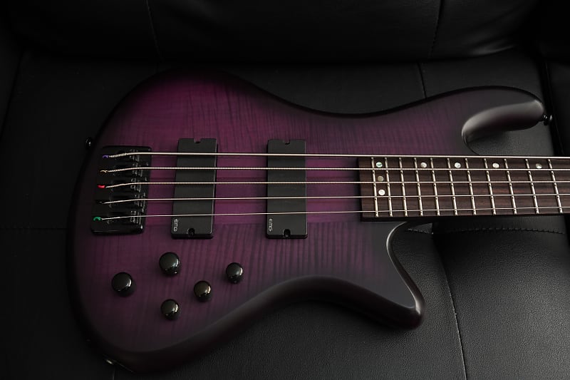 Schecter Stiletto Studio-5 2019 - Transparent Purple Burst | Reverb