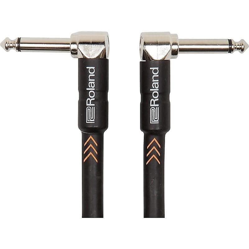 THREE 1M Roland Right angled to right angled Instrument cable | Reverb