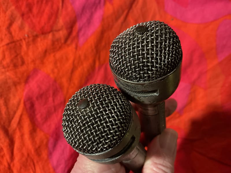 Pair of Electro Voice RE 10’s - 60s - Silver -at one time | Reverb