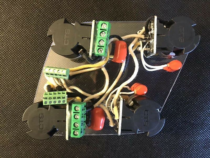 ShotValve Solderless Les Paul Jimmy Page Wiring Harness | Reverb UK