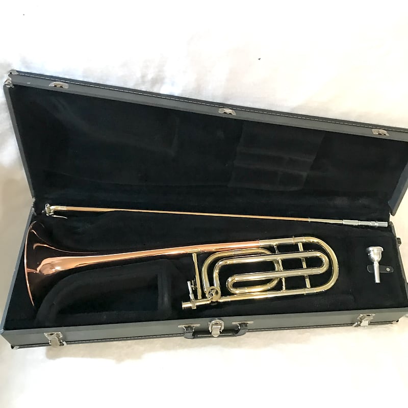 Used Blessing B-78 F-Attachment Trombone Copper Bell W/ Case | Reverb