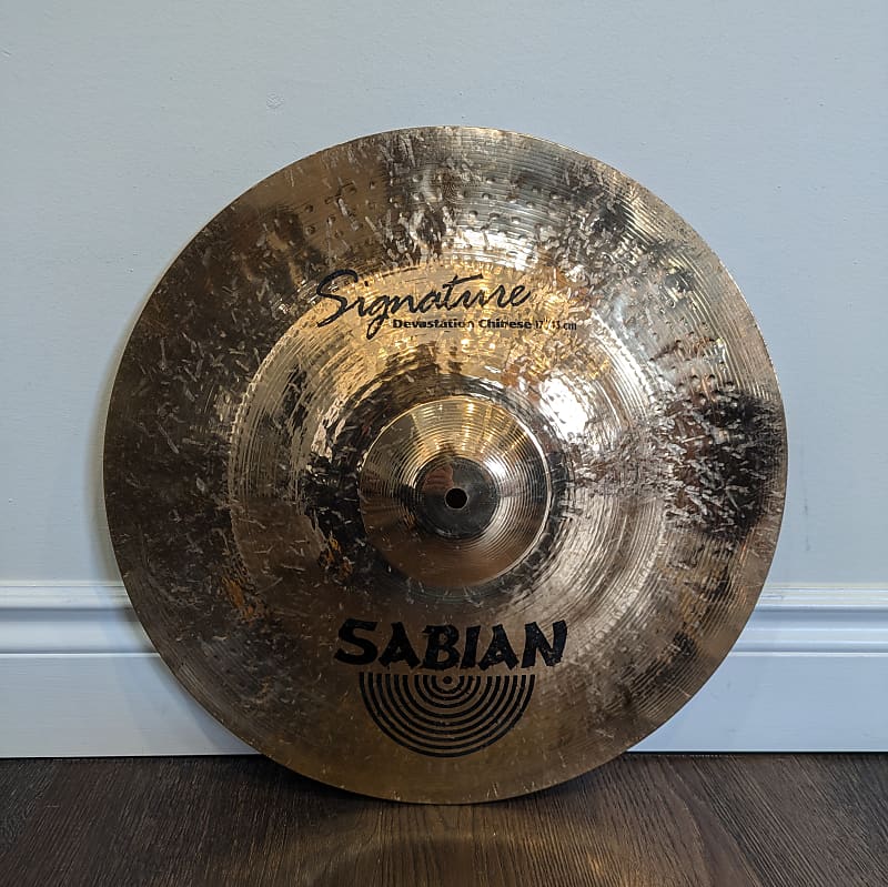 Sabian Signature 17" Carmine Appice Devastation Chinese | Reverb
