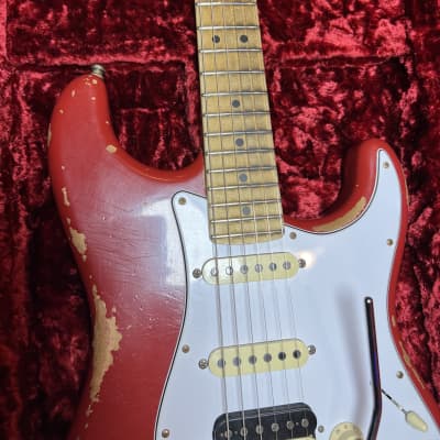 Fender Custom Shop Stratocaster 2021 Heavy Relic Dakota Red | Reverb