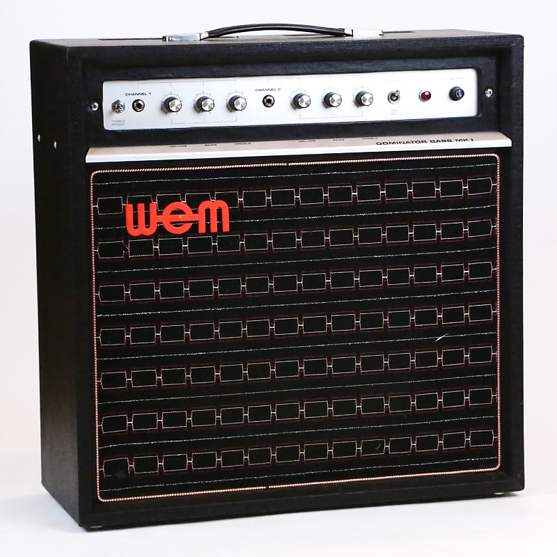 1972 WEM Watkins Dominator Bass MKI MK1 Vintage 1x15” | Reverb España