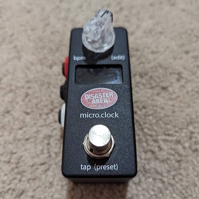 Disaster Area Designs micro.CLOCK Tap Tempo MIDI Pedal | Reverb