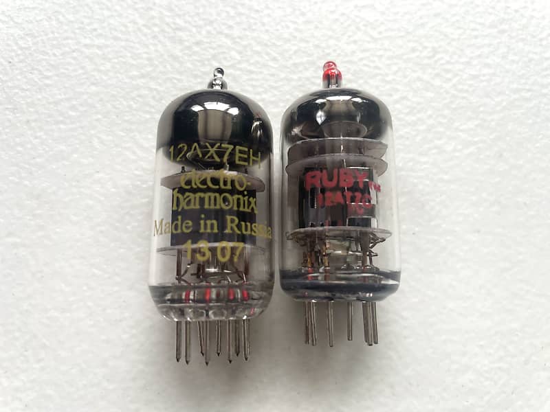 Electro-Harmonix 12AX7 & Ruby 12AT7 Tubes | Reverb