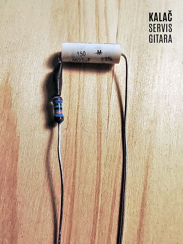 Treble bleed mod Treble bleed mod-Mallory cap 0,0022 uF +150k | Reverb