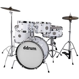 ddrum D1 Jr 5-Piece Complete Kit White w/ cymals | Reverb