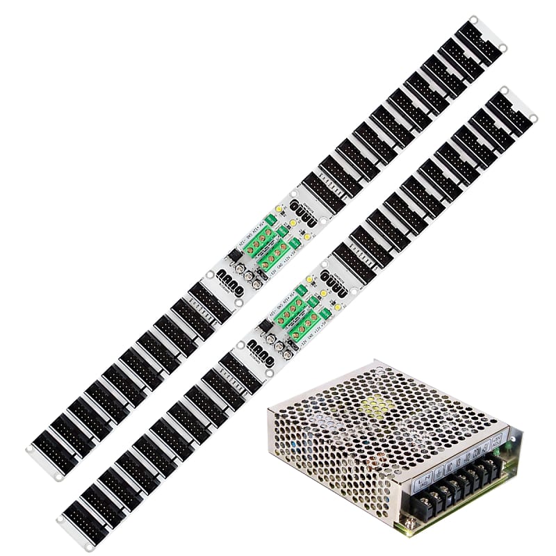 Nano Modules Eurorack Power Supply & 2 x Bus Board (DIY) | Reverb