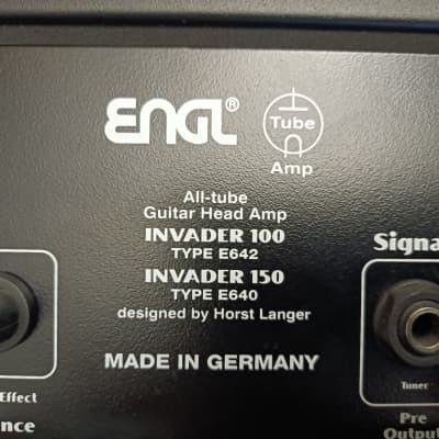 Engl Invader 150 E640 black 150 Watt 4-Channel Amp + New | Reverb