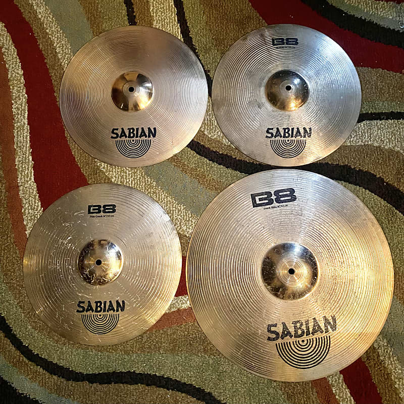 Sabian B8 Cymbal Pack 2000’s | Reverb