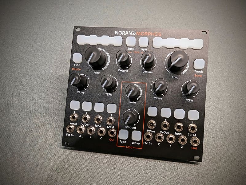 Norand Morphos 3D Morphing Complex Oscillator 2023 - Black | Reverb