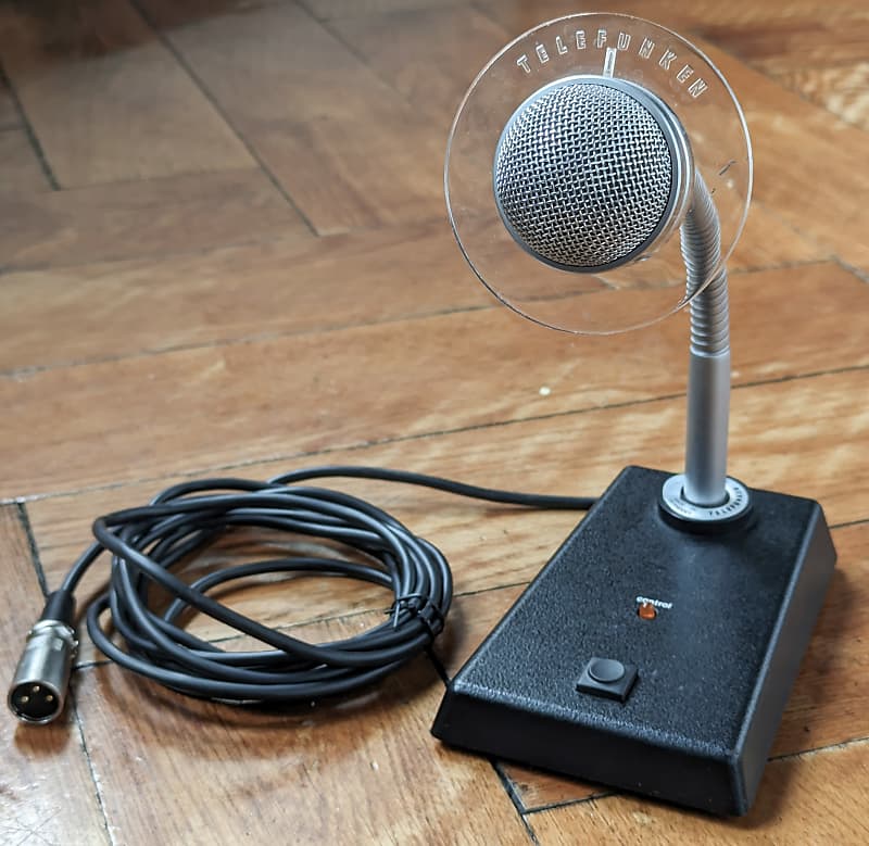 With audio demo: Vintage Telefunken MD418 microphone - Plug & | Reverb