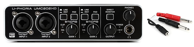 Behringer U-Phoria UMC202HD USB Audio Interface Bundle with | Reverb