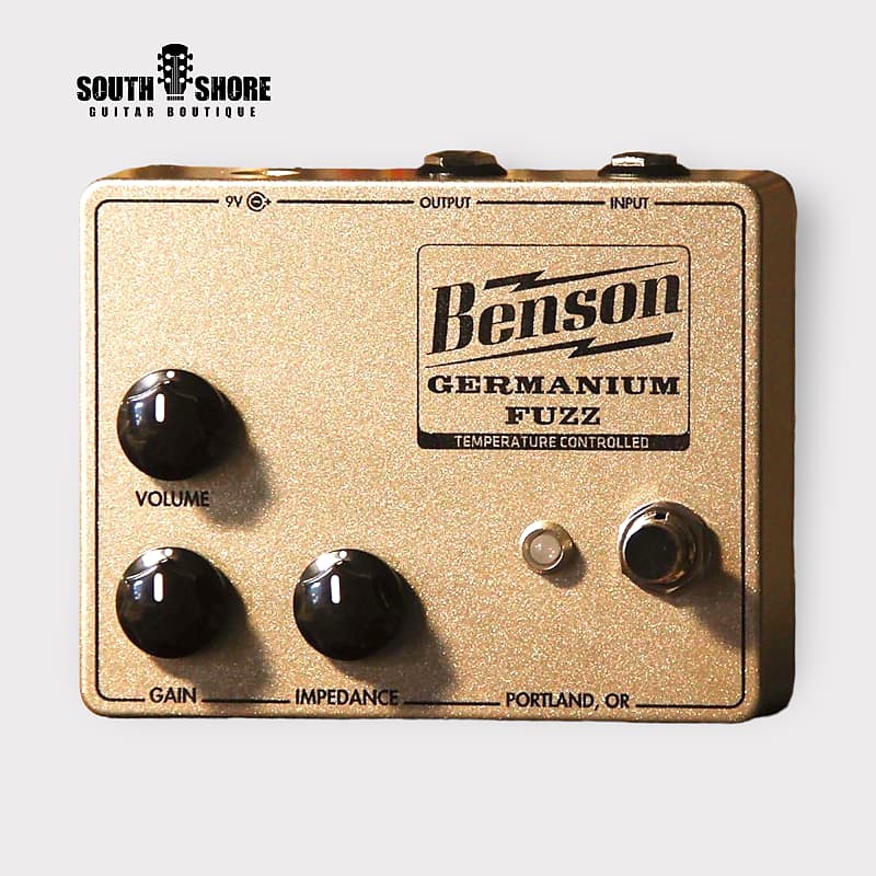 Benson Amps Germanium Fuzz 2022 Gold, NEW (Authorized Dealer) | Reverb