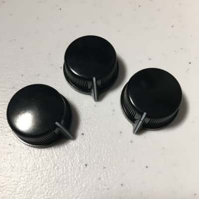 Davies 1470 Style Knobs - Klon style knob set 3 pcs - Black - | Reverb