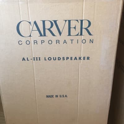CARVER Loudspeakers AL-III Plus - PAIR + Extra Ribbon Tweeter | Reverb