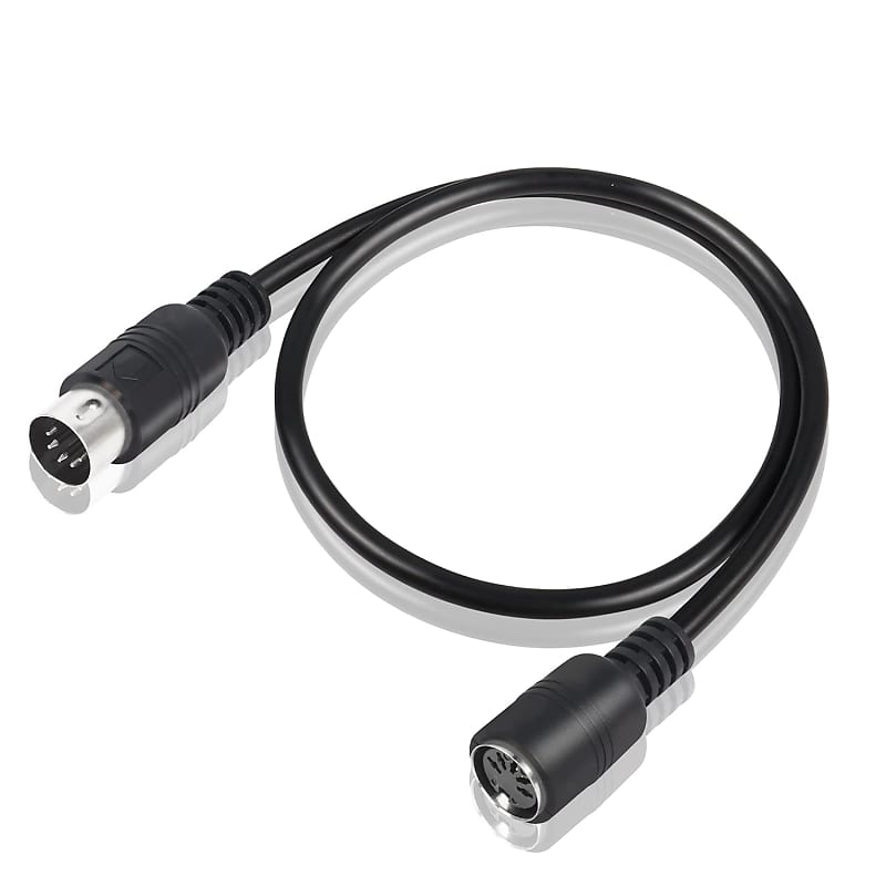 MIDI Extension Cable DIN 5 Pin Male to Female Audio Adapter | Reverb