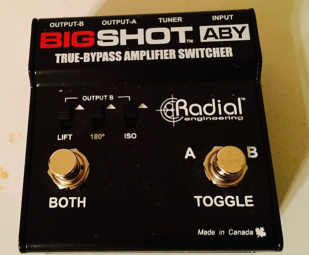 Radial BigShot ABY Black | Reverb