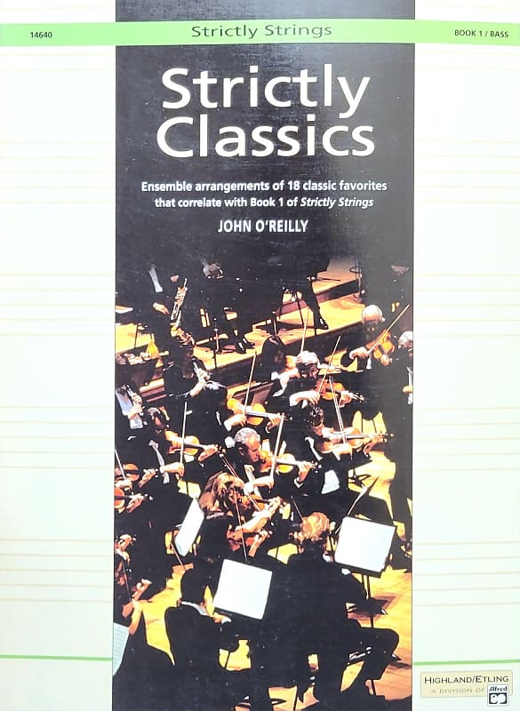 Strictly Strings - BASS BOOK 1 - Strictly Classics | Reverb