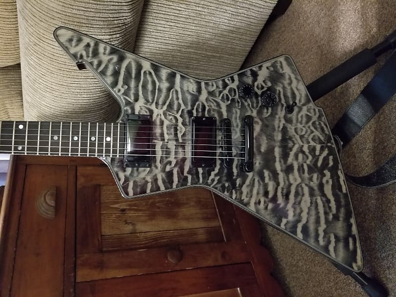 Schecter E-1 Snow Leopard 2017? Quilt Top | Reverb