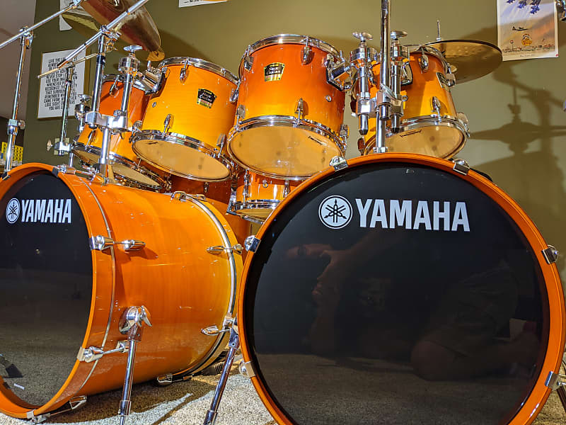 10-Piece Yamaha Stage Custom Double Bass Set | Reverb
