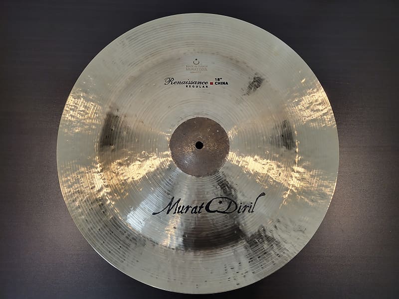Murat Diril Renaissance China Cymbal 18" Natural Finish MINT | Reverb