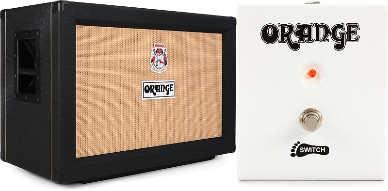 Orange PPC212 - 120-watt 2x12" Cabinet - Black Bundle with | Reverb