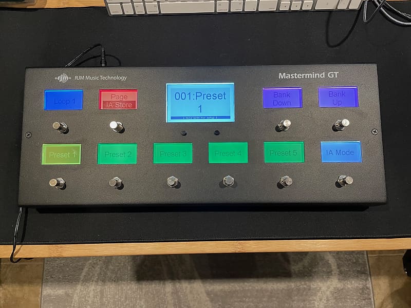 RJM Mastermind GT10 MIDI Foot Controller - includes DIN7F | Reverb