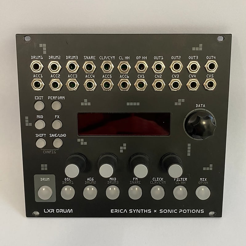Erica Synths LXR Drum Module 6-Voice Digital Percussion | Reverb