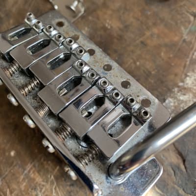Squier Stratocaster Bridge mid-90's - Chrome | Reverb
