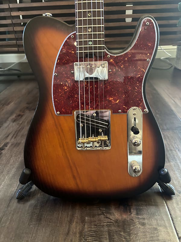 Firefly FFTL Tele Ash Sunburst GFS HB Pickups Splittable | Reverb