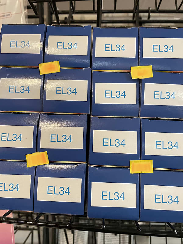 JJ EL34 Apex Matched Pair Power Tubes | Reverb