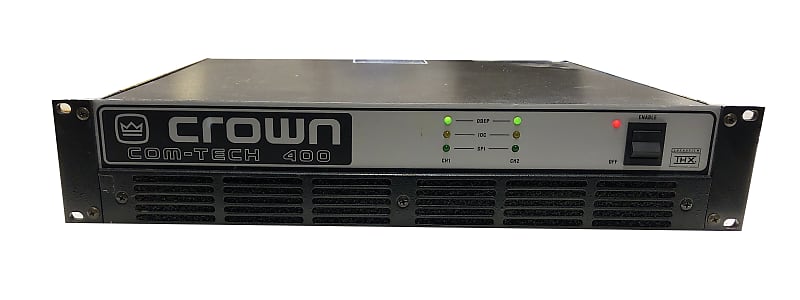 Crown Com-Tech 400 Power Amplifiers - 200 Watts per Channel | Reverb