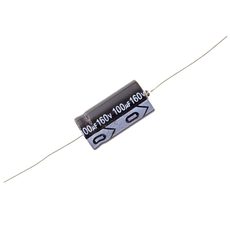 Axial Polarized Electrolytic Capacitor, 100uf @ 160VDC | Reverb