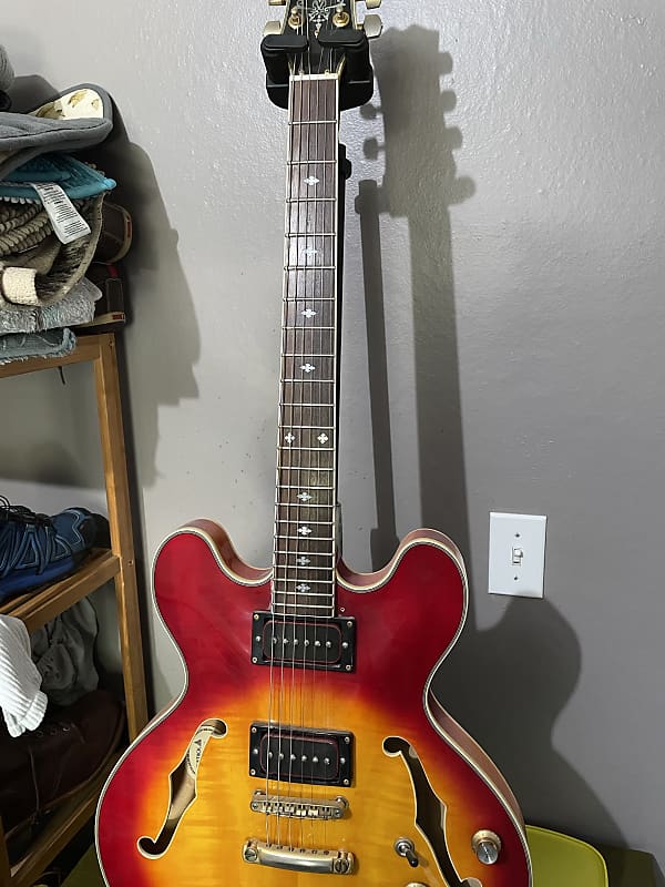 Samick Artist 335 Cherry burst | Reverb