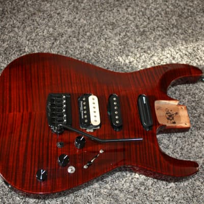 Rare 90'S Warmoth CT Soloist Private Stock Flame Maple Top | Reverb