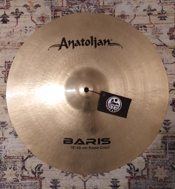 Anatolian Cymbals 18" Baris Power Crash - 1624g | Reverb