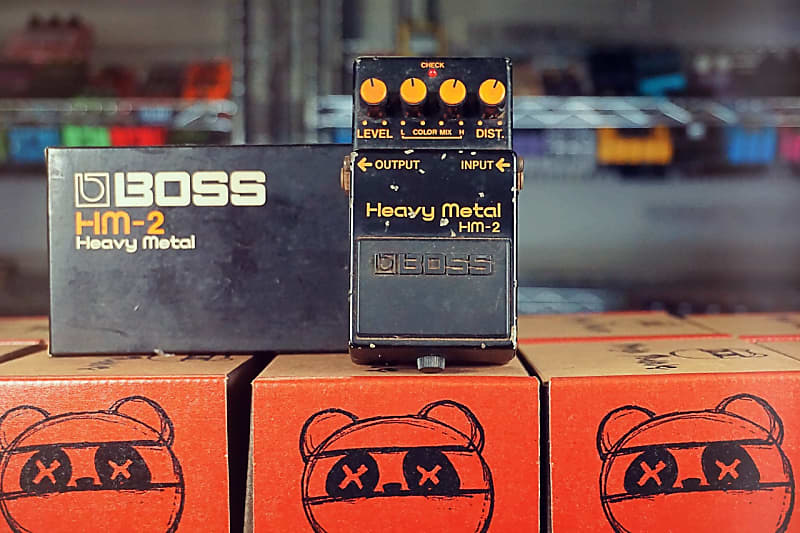 Boss HM-2 Heavy Metal w/Box | Vintage 1986 Made in Japan | Reverb