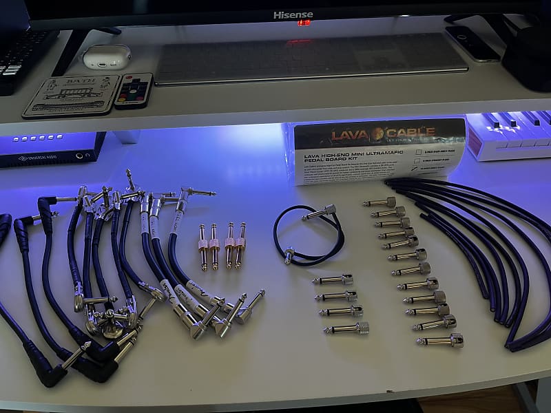 Patch cables 1/4” fender planet waves lava | Reverb