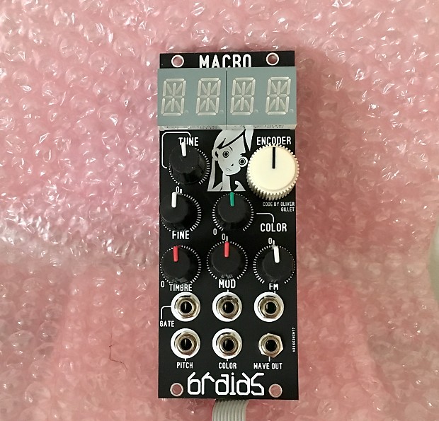 Custom made 10hp Braids Macro Oscillator Module for Eurorack | Reverb