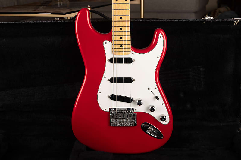 Schecter USA Stratocaster 1985 - Candy Apple Red | Reverb