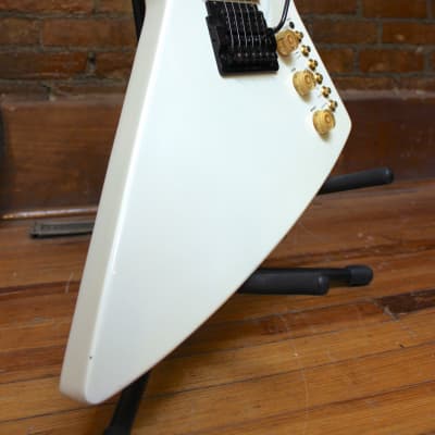 Cort Effector Explorer 1980s - White w/ Kahler | Reverb