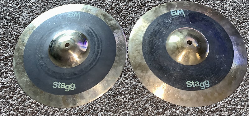 Stagg Bm rock 13 inch hi hat Cymbals | Reverb