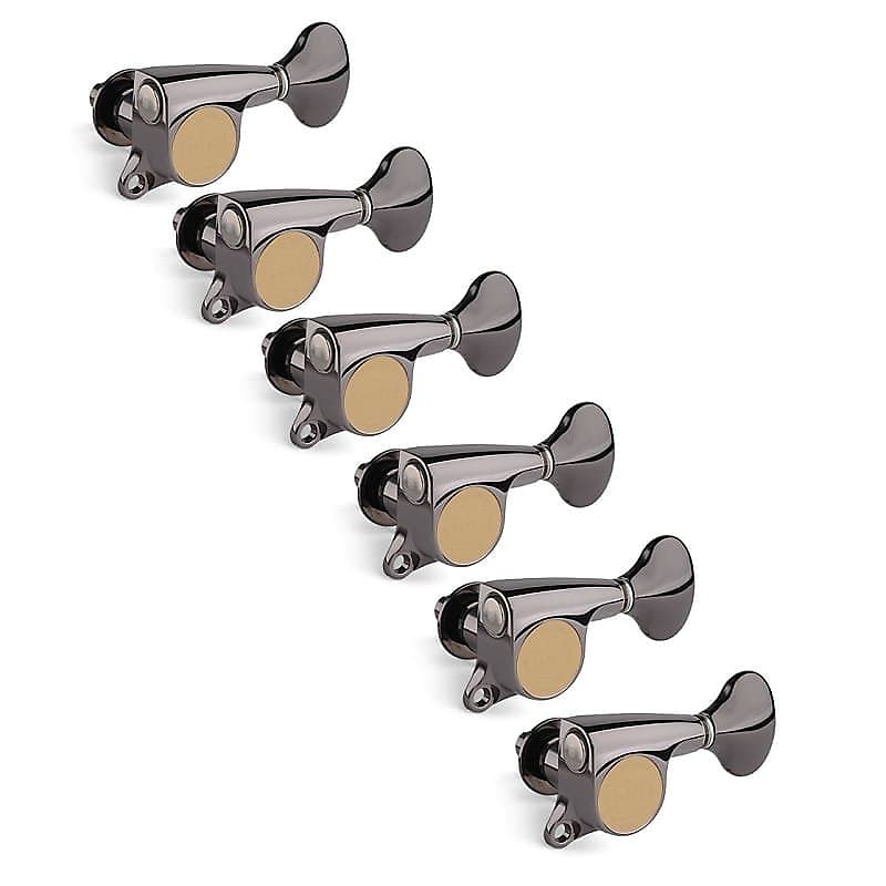 Gotoh Mini 510 Locking 6-In-Line Tuners, Cosmo black | Reverb