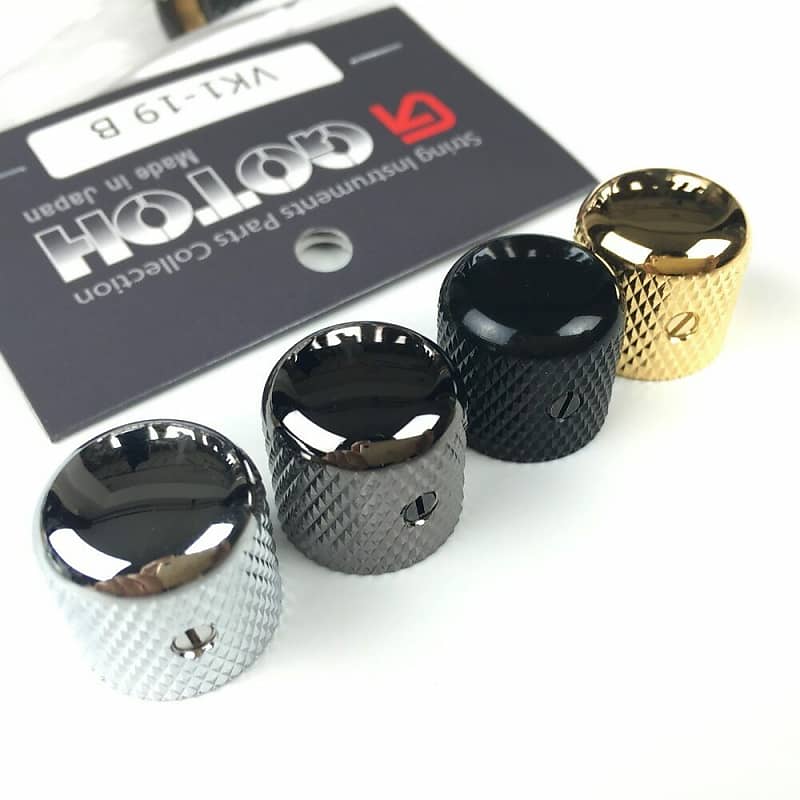 GOTOH Guitar Tone And Volume Knobs Metal Electronic Control | Reverb