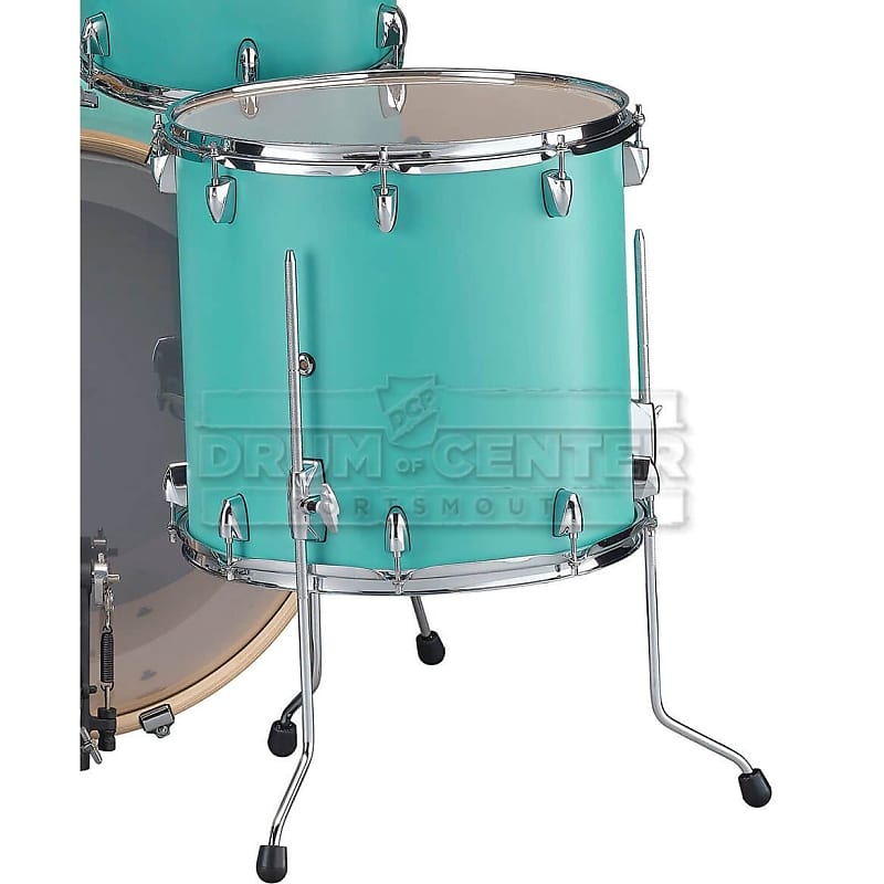 Yamaha Stage Custom Birch Floor Tom 16x15 Matte Surf Green | Reverb