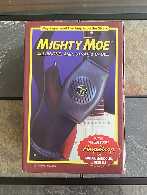 Mighty Moe Guitar Amp Strap Cable All in One Black | Reverb