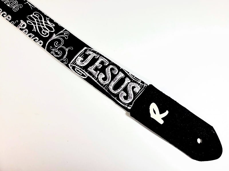 Jesus Ukulele Strap - Chalkboard Religious Ukulele Strap | Reverb