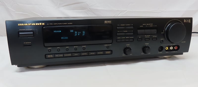 Marantz AV550 Preamplifier / Tuner - Preamp w/ RC 2000 MKII | Reverb